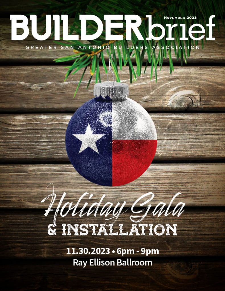 Builder Brief - Greater San Antonio Builders Association
